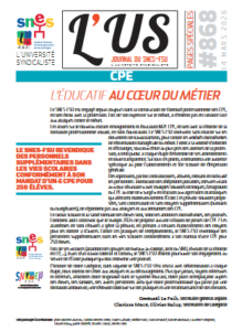 Conseiller principal d'éducation - SNES-FSU