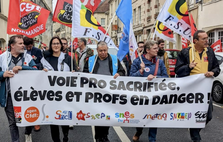 Contre la réforme de la voie professionnelle : la mobilisation continue ...